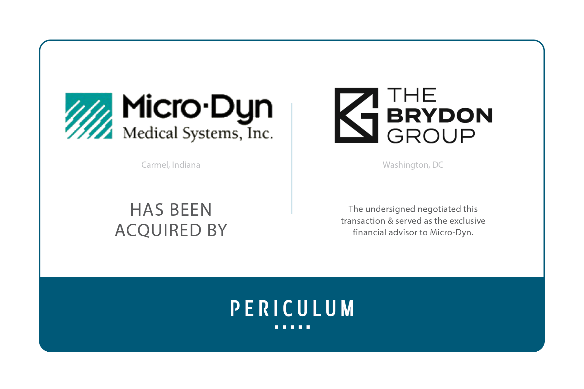 periculum-advises-microdyn-on-sale-to-brydon
